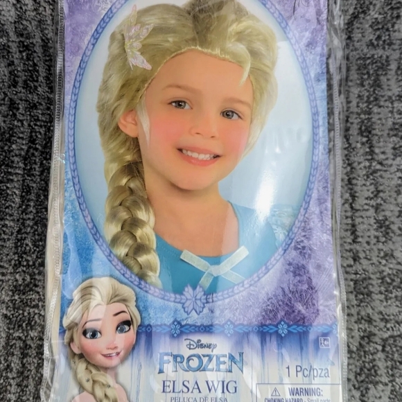 Disney | Costumes | Disney Frozen Elsa Wig For Child | Poshmark